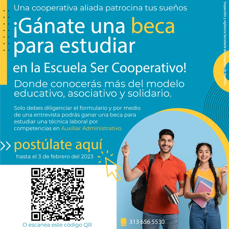 ¡Gánate una beca para estudiar! | Confecoop Antioquia